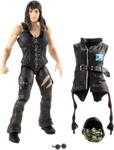 wwe mattel nikki cross elite collection deluxe action figure with realistic facial detailing, iconic ring gear & accessories