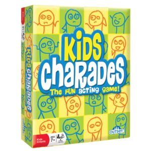 outset media outset kids charades - children's game - family game - features 300 charades - develops critical thinking, builds imagination, and supports creativity - for 3 or more players - ages 7+