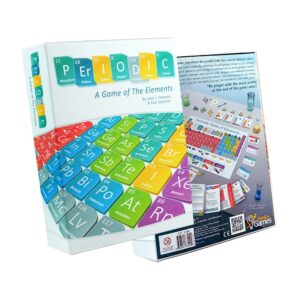 periodic: a game of the elements | periodic table board & card game about atoms, elements & compounds | a strategy board game for gamers & educational science game for kids or family game night