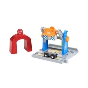 brio 33827 world-smart tech railway-harbor crane,multi