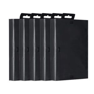 5pcs for sega game cartridge empty shell box case replacement (black)