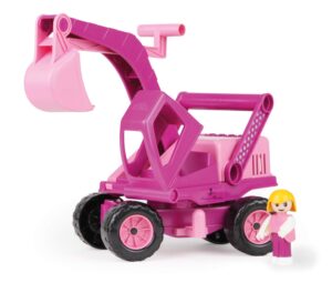 lena eco active princess pink toy excavator truck is a eco friendly bpa and phthalates free toy manufactured from premium grade resin and wood