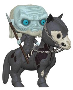 funko pop! rides: game of thrones - white walker on horse, multicolor, standard