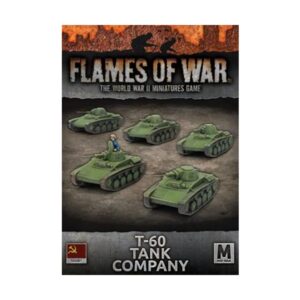 flames of war: mid war: soviet: t-60 tank company (sbx45)