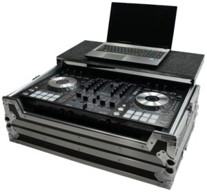 harmony audio hcddjsxlt flight glide laptop stand tray dj custom case compatible with pioneer ddj-sx2