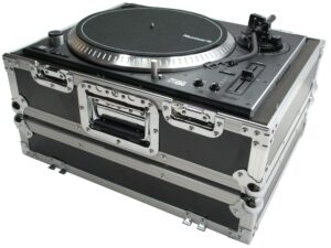 harmony audio hc1200e compatible with audio technica at-lp1240 flight dj turntable custom case