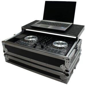 harmony audio hcddjsblt flight glide laptop stand road dj case compatible with pioneer ddj-sb3 (case only)