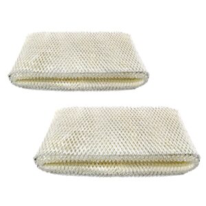 hqrp 2-pack wick filter сompatible with sunbeam sf221 swf75 sf222pdq sf221pdq-um fits scm3501 scm3502 scm3609 scm3657 scm3656 scm3755 scm3609p scm3755c humidifier