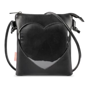 steamedbun ita bag crossbody heart shaped small ita purse pin bag for anime