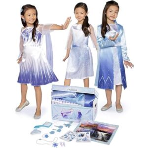 disney frozen 2 elsa's journey dress up trunk deluxe 17-piece [amazon exclusive]