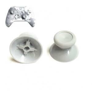 2pcs rocker 3d analog joystick grip cap thumb stick grip cap thumbstick cover replacement for xbox one slim xbox one x xbox one elite ps4 controller