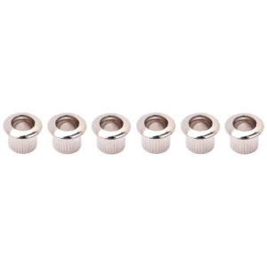 6 pieces nickel plating guitar tuner conversion bushings adapter ferrules suit for vintage guitar