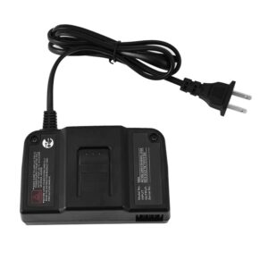 power suppply ac adapter, 100-240v input high efficiency power adapter compatible with n64 (us plug)