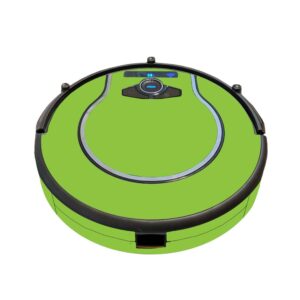 mightyskins skin compatible with shark ion robot 750 vacuum minimal coverage - solid lime green | protective, durable, and unique vinyl decal wrap cover | easy to apply, remove | made in the usa