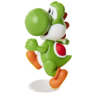 super mario action figure 2.5 inch running yoshi collectible toy