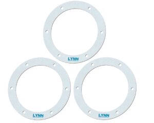 lynn manufacturing pellet stove 6" round gasket, exhaust or combustion blower - 3 pack, 2100l