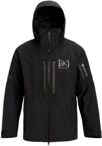 burton mens ak gore-tex swash jacket, true black new, small