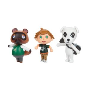 super mario nintendo animal crossing action figures multi-pack poseable articulated 2.5-inch collectible toys perfect for kids & collectors alike! for ages 3+