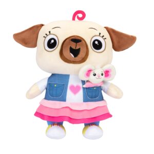 chip and potato zeronic jumbo plush toy, official licensed stuffed animal 12 inch chip with her 4 inch removable potato pal!