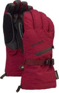 burton womens gore-tex glove, port royal heather new, small