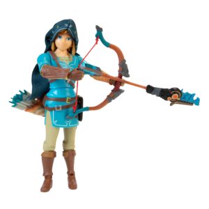 the legend of zelda breath of the wild link exclusive action figure [tunic, bow, arrow & quiver]