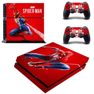 vanknight vinyl decal skin stickers cover for regular ps4 console playstation 4 controllers red