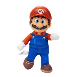 super mario it's-a me, mario! collectible action figure, talking posable mario figure, 30+ phrases and game sounds – 12 inches tall!