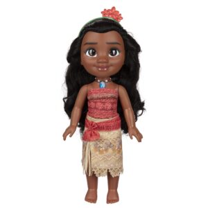 disney princess moana doll sing & shimmer toddler doll, sings how far i'll go [amazon exclusive], blue