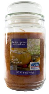 better homes & gardens farm apple pumpkin 18 oz. candle