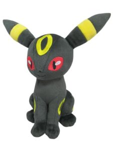 sanei pp122 pokemon all star collection umbreon plush, brown/a