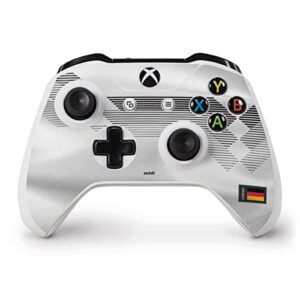 skinit decal gaming skin compatible with xbox one s controller - originally designed germany soccer flag design