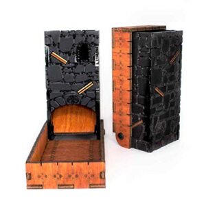 c4labs travel portable 6.5" draw bridge dice tower – dragonstone