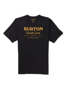 burton mens durable goods short sleeve tee, true black new, medium