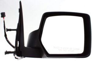 kool vue passenger side power non-heated mirror for jeep liberty 2008-2012 textured