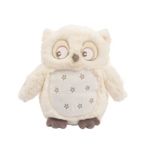 linzy toys, 12" soft dreams owl w/lullaby & night light,polyester