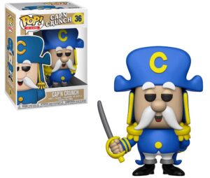 funko pop! ad icon: quaker oats - captain crunch with sword, multicolor