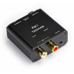 fiio d3 (d03k) essential edition digital to analog audio converter - 192khz/24bit optical and coaxial dac - without ac adaptor