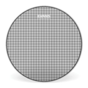 evans db zero drum heads - featuring single ply shockweave mesh - low volume drumhead - drumhead, 14 inch