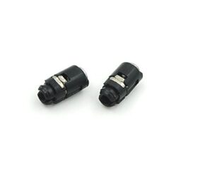 replacement rotating shaft spindle hinge axis for gba sp for gameboy advance sp (2x black)