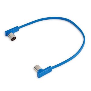 rockboard midi cable, 30cm / 11.81" blue