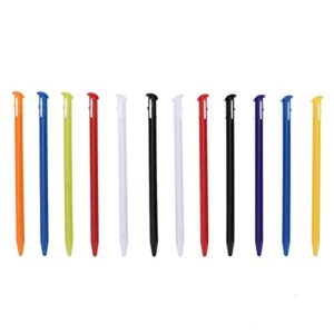 12pcs/lot game screen touch stylus video games touch pen plastic touchpen colorful for nintendo new 3ds