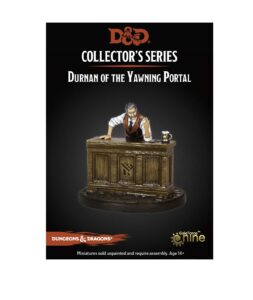 gale force nine dungeons & dragons waterdeep dragon heist: durnan of the yawning portal (1 fig) collector's series miniature, multicolor