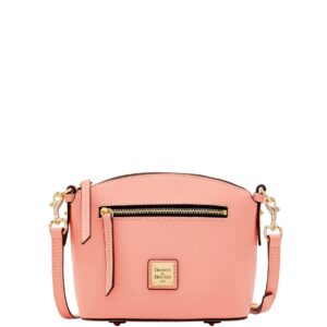 dooney & bourke handbag, beacon domed crossbody - light pink