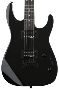 jackson js series dinky js11 - black with amaranth fingerboard