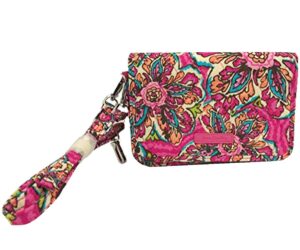 vera bradley rfid 3 in 1 crossbody clutch wallet bag (sunburst floral)