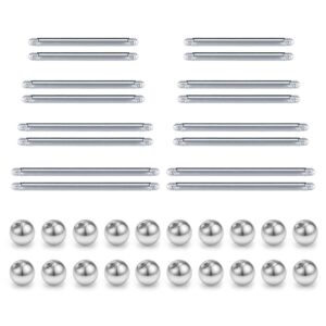 d.bella replacement balls surgical steel straight bar body piercing jewelry barbell parts 14g 12mm 14mm 16mm 18mm bar