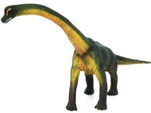 gemini&genius dinosaur toys brachiosaurus a long neck dinosaurs action figure birthday gift and collection dino world model toys for kids(dark green)