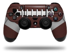 wraptorskinz skin compatible with sony ps4 dualshock controller playstation 4 original slim and pro football (controller not included)