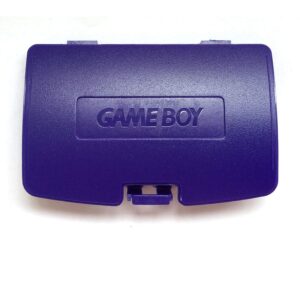 replacement battery back cover case door lid for gameboy color gbc game boy colour - purple