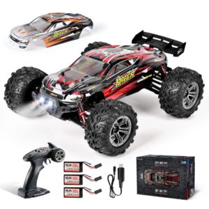 hosim 1:16 36+kmh 4wd high speed rc car, remote control truck radio off-road cars vehicle electronic monster hobby buggy for adults and children 3 batteries 40+min play